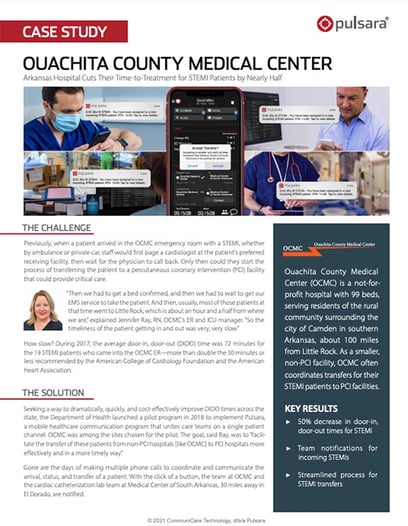 Ouachita County Medical Center Cuts DIDO for STEMI Patients by 50%