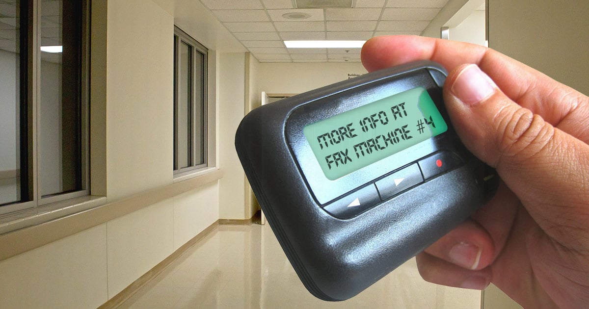 Are Pagers Exposing Protected Health Information 
